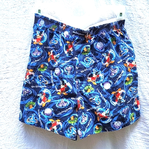 Disney | Underwear & Socks | Mens Walt Disney World Boxer Shorts Blue ...